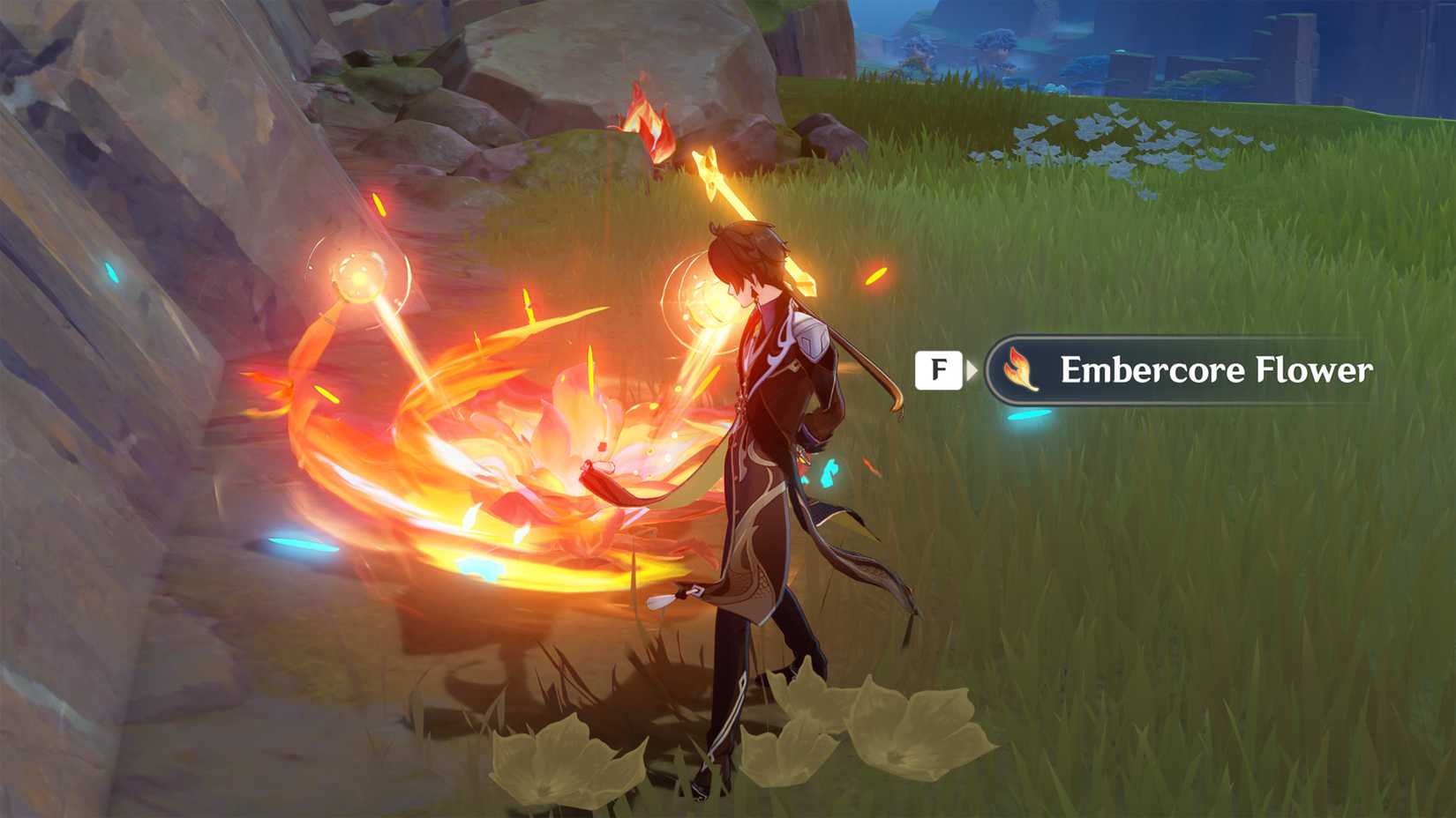 Where to find Embercore Flowers in Genshin Impact