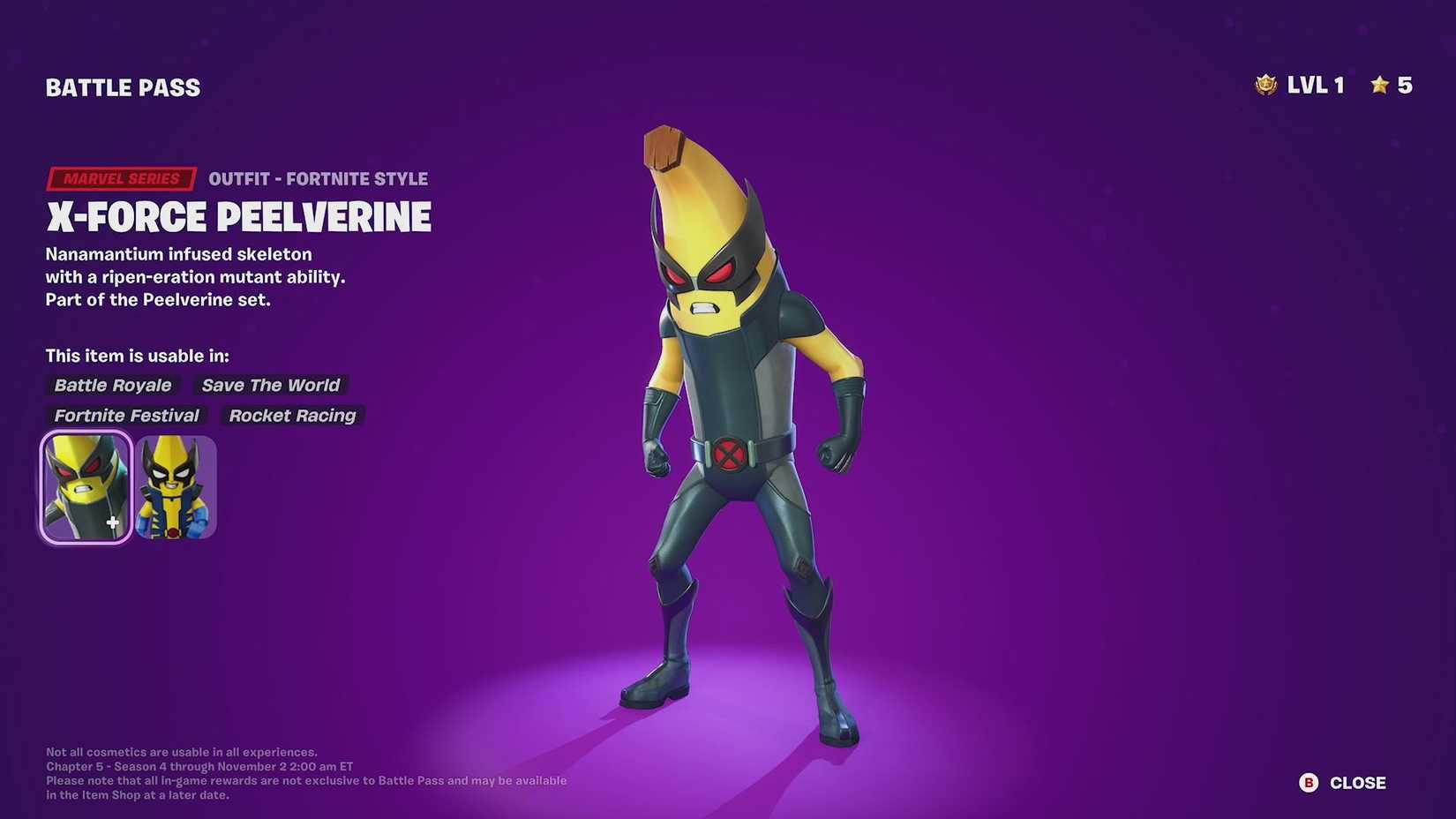 All Fortnite Chapter 5 Season 4 battle pass skins list