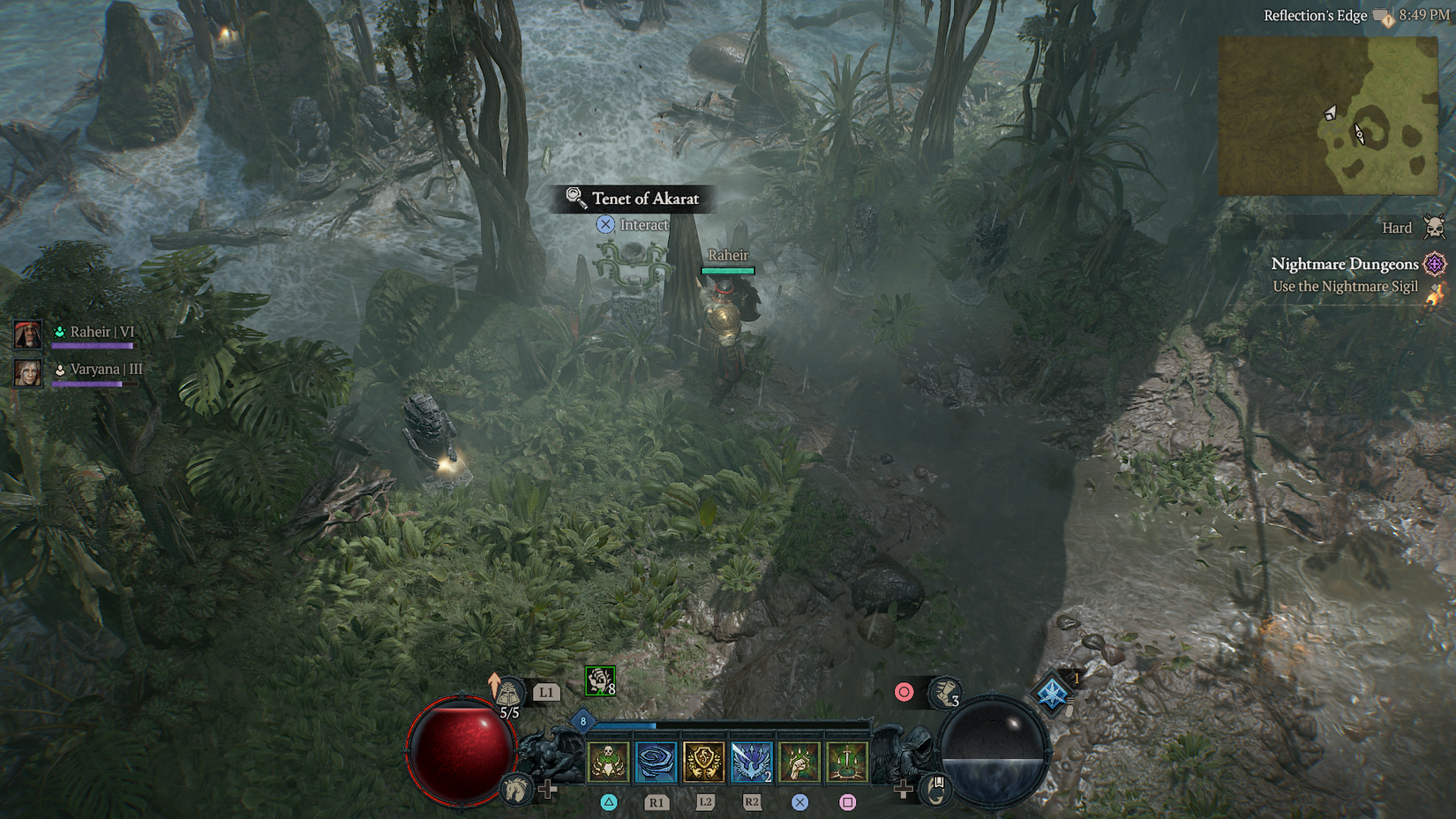 All Tenets of Akarat locations in Nahantu in Diablo 4