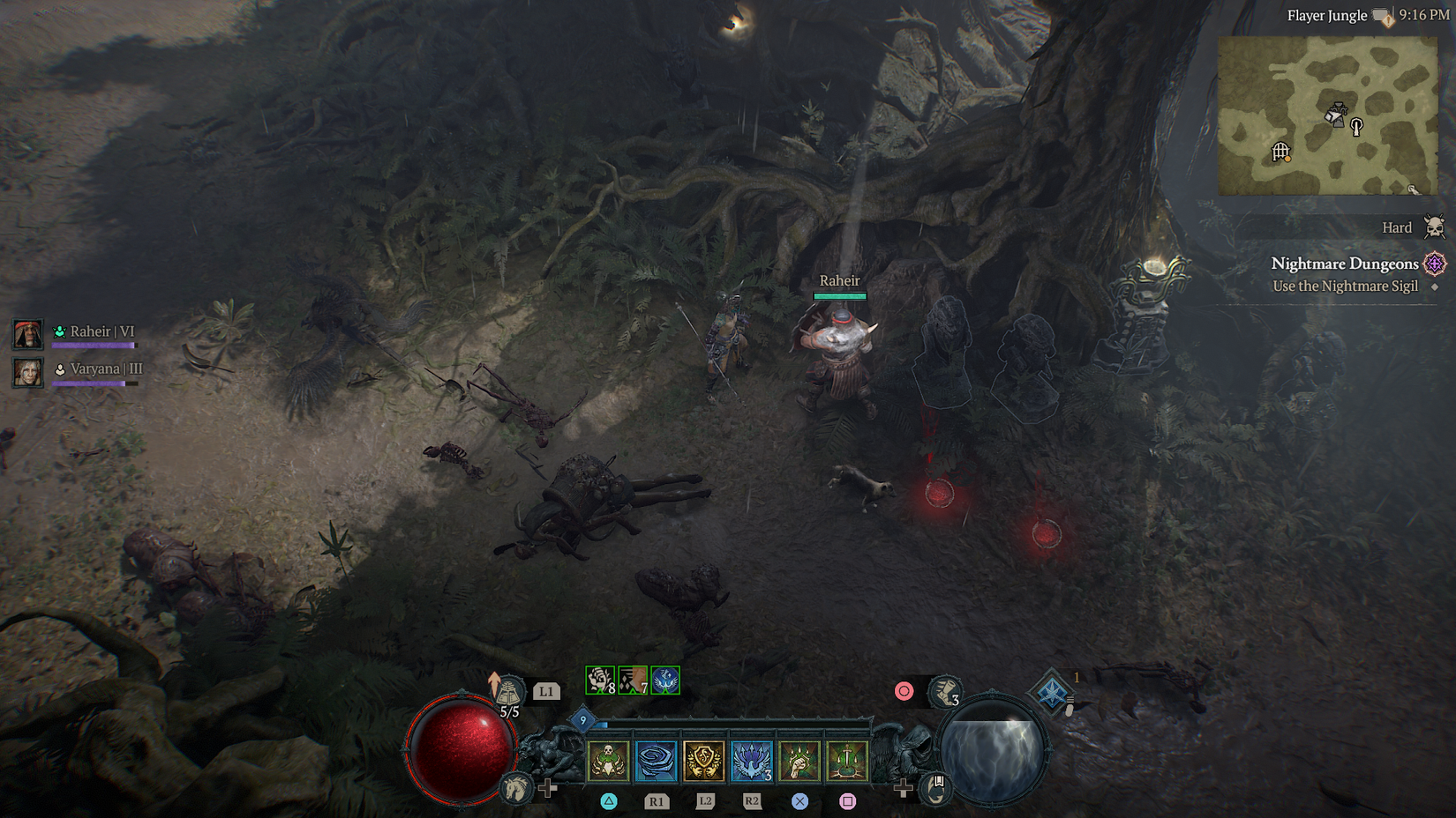 All Tenets of Akarat locations in Nahantu in Diablo 4