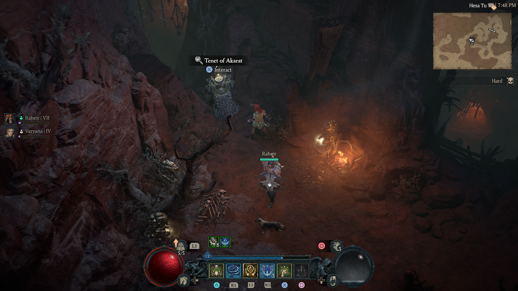 All Tenets of Akarat locations in Nahantu in Diablo 4