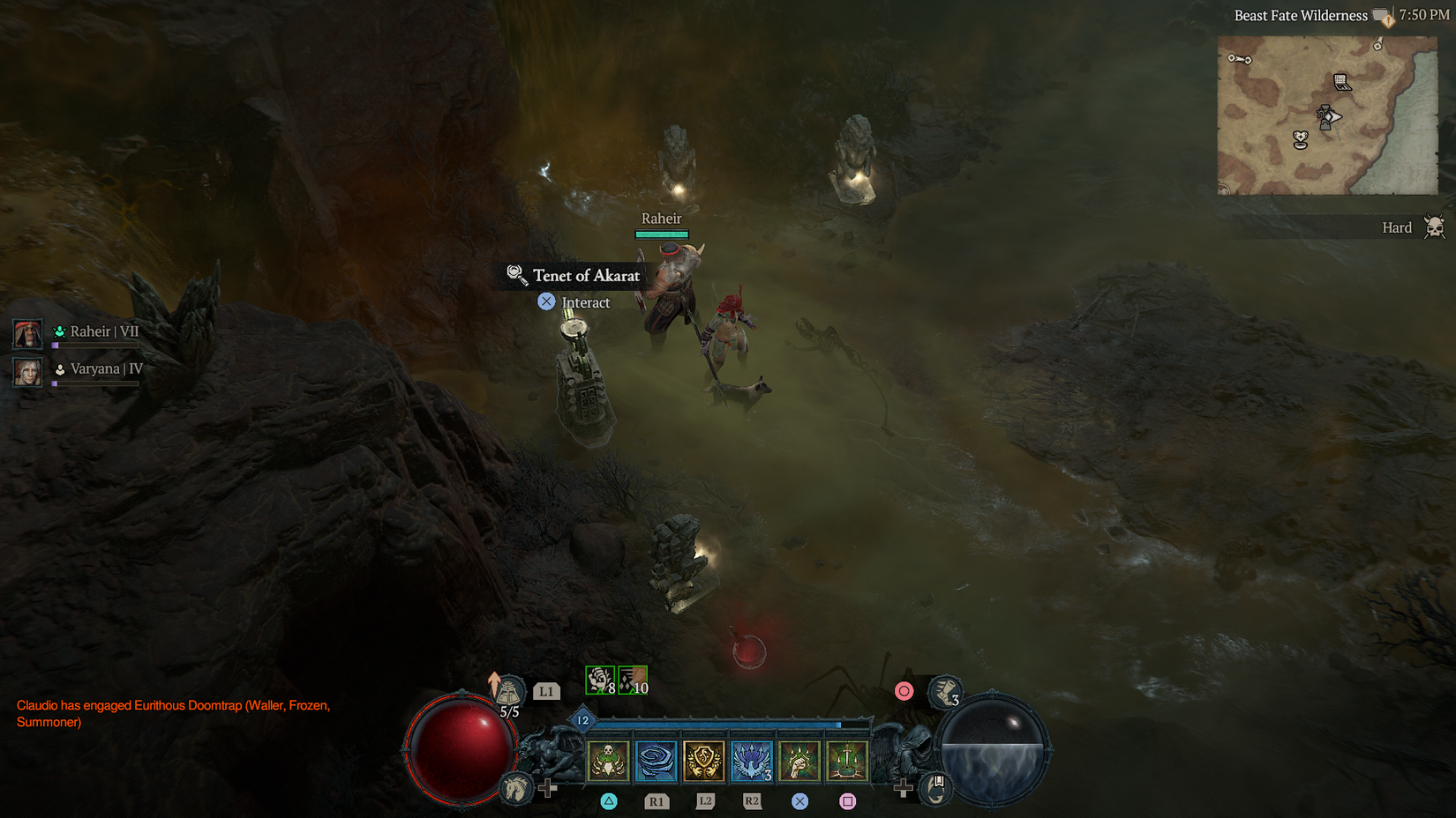 All Tenets of Akarat locations in Nahantu in Diablo 4