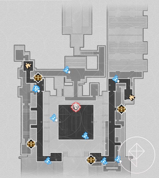 Honkai: Star Rail Xianzhou Luofu treasure chest locations and map