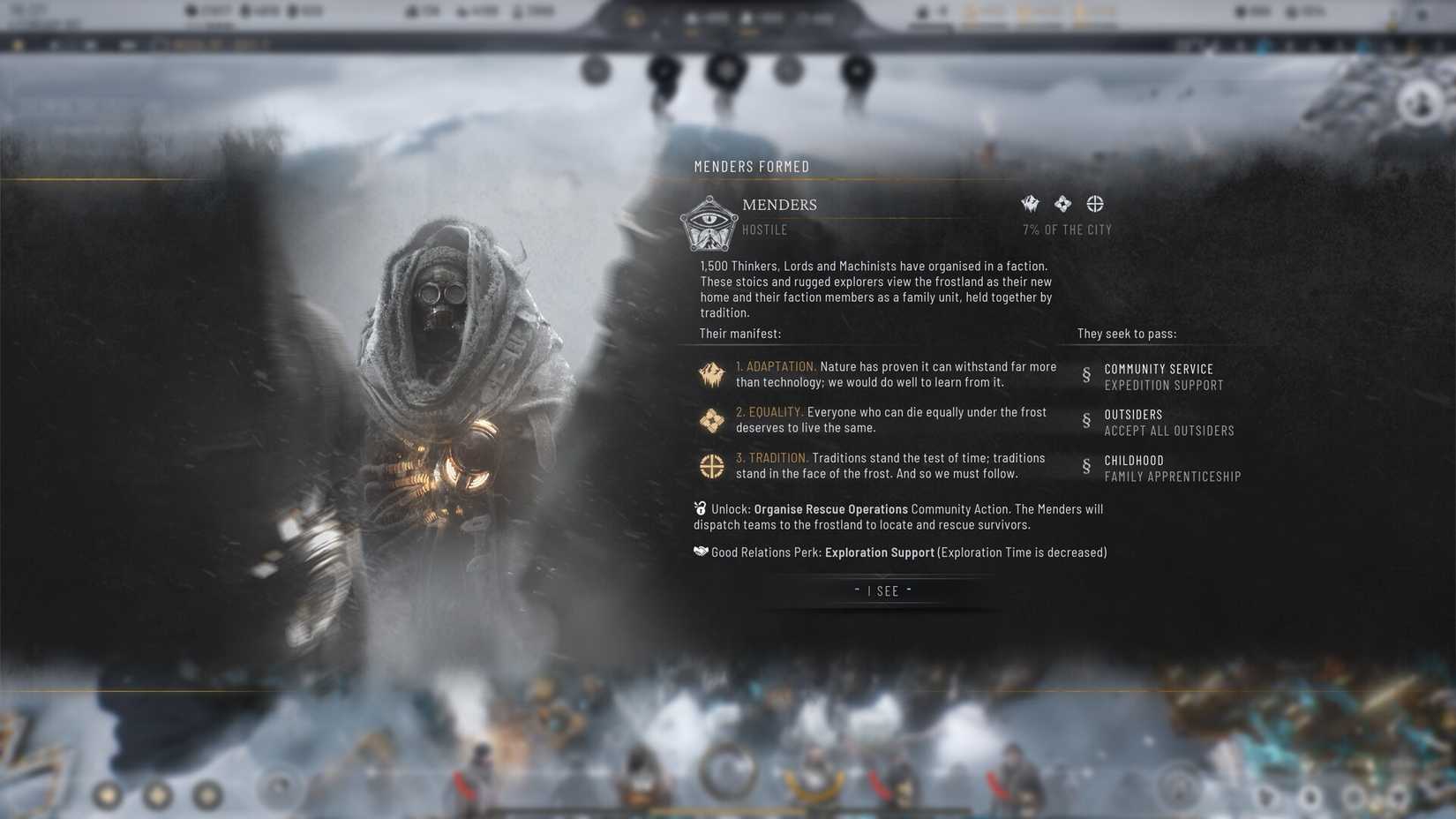 Frostpunk 2 beginners tips before starting