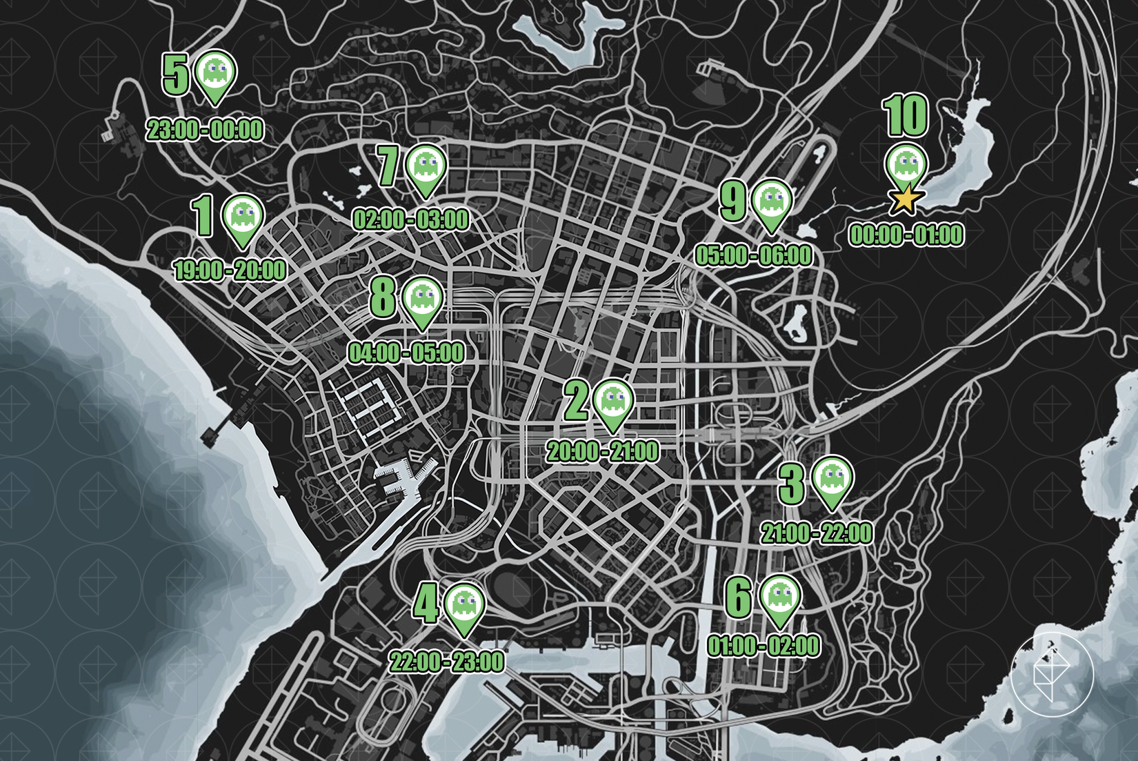Where to find all ghosts in GTA Online
