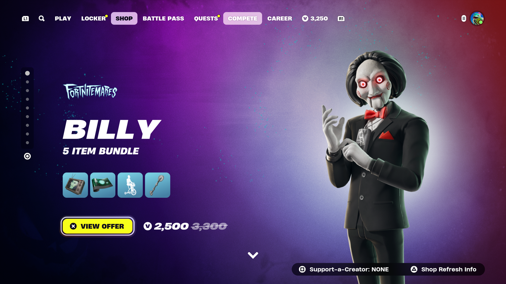 Fortnite Fortnitemares event start date and time