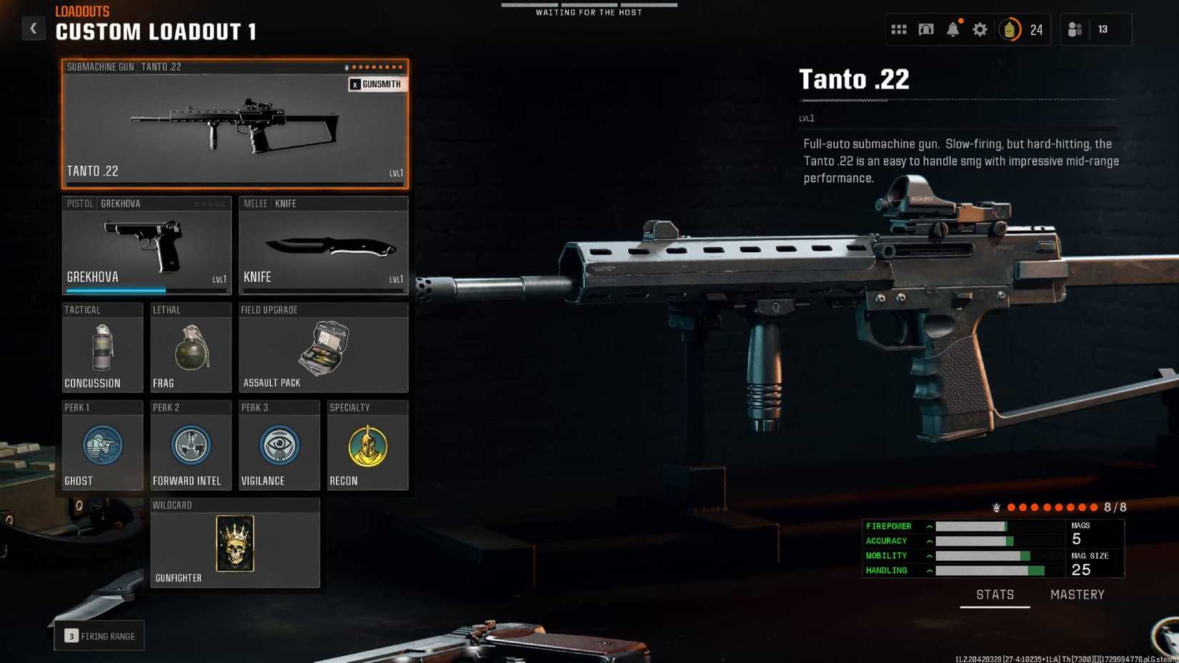 Best Tanto .22 loadout and class build in Black Ops 6