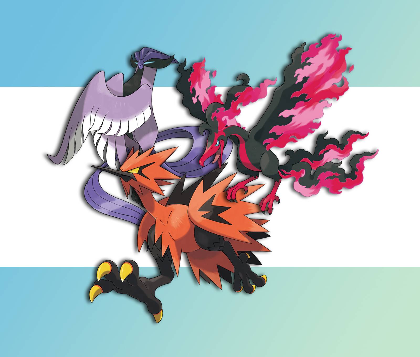 Pokemon Swords Costumes Legendary Birds Articuno Zapdos Moltres