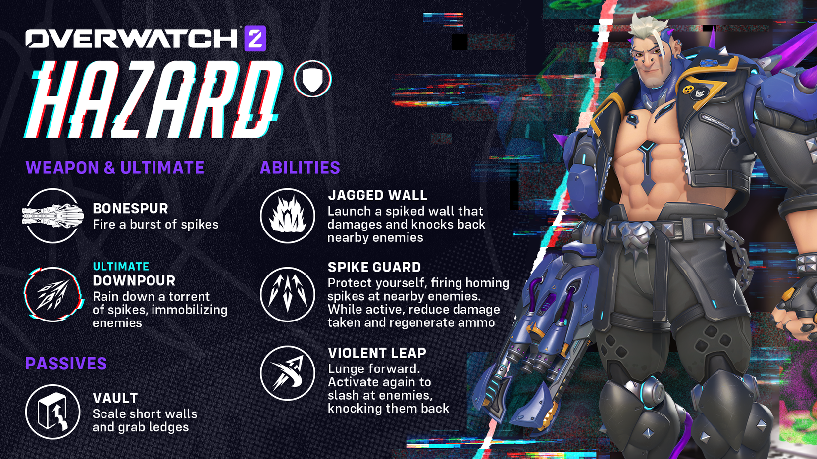 Overwatch 2’s new hero Hazard is here: full ability kit revealed