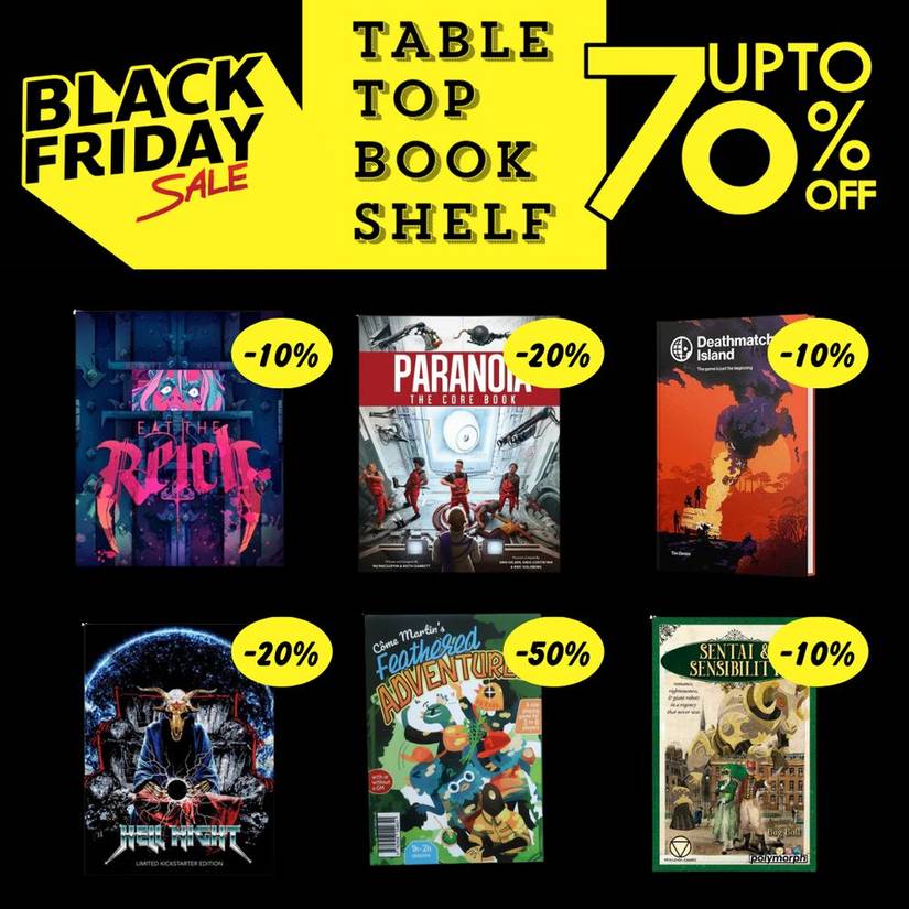 Black Friday indie tabletop RPG deals
