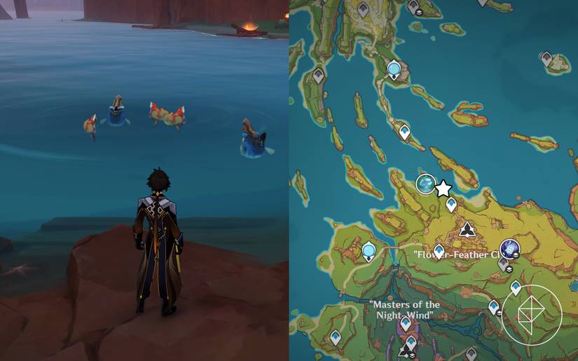 All fishing spots in Genshin Impact