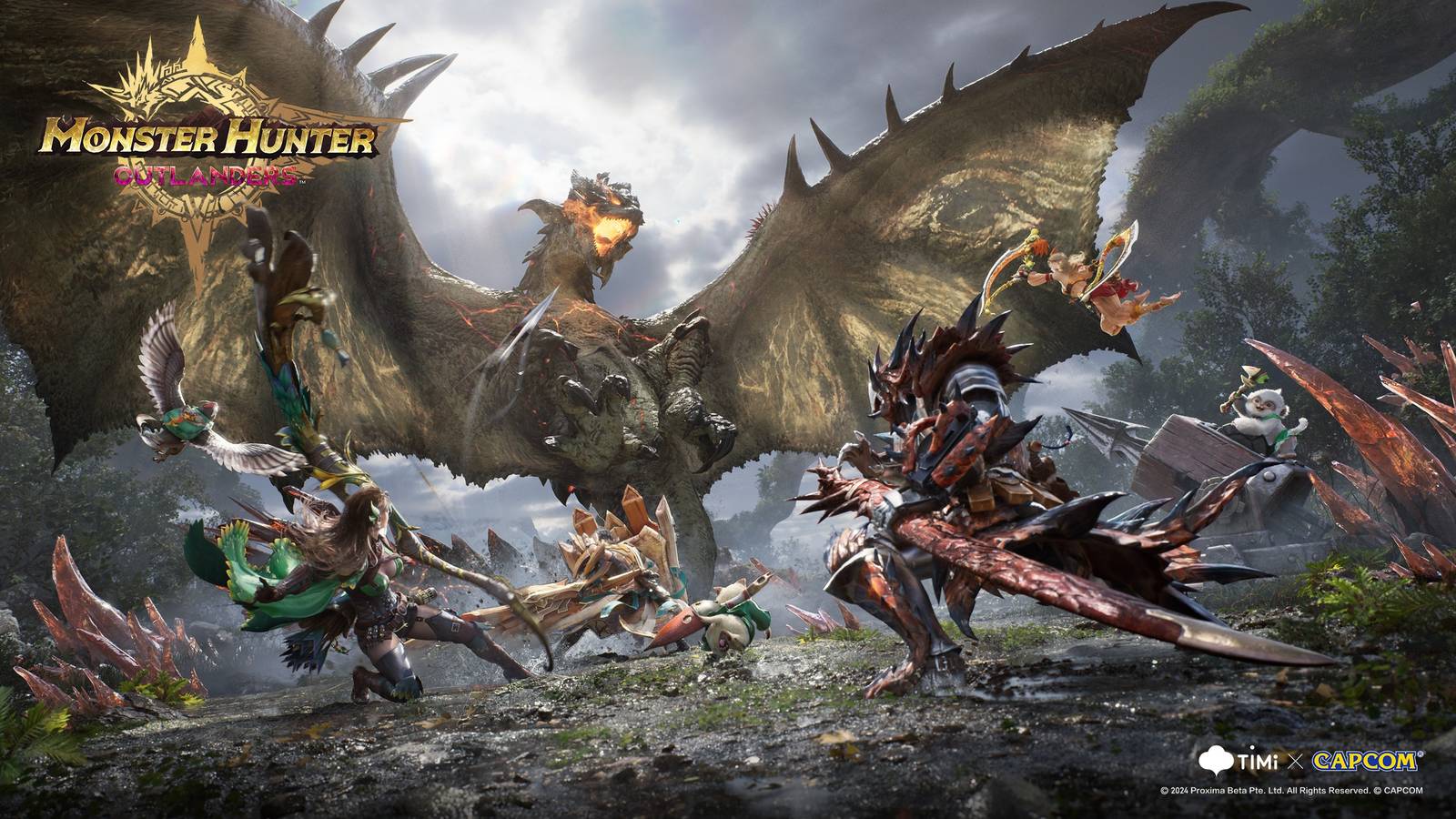 Monster Hunter Outlanders announced for mobile by Capcom, Tencent