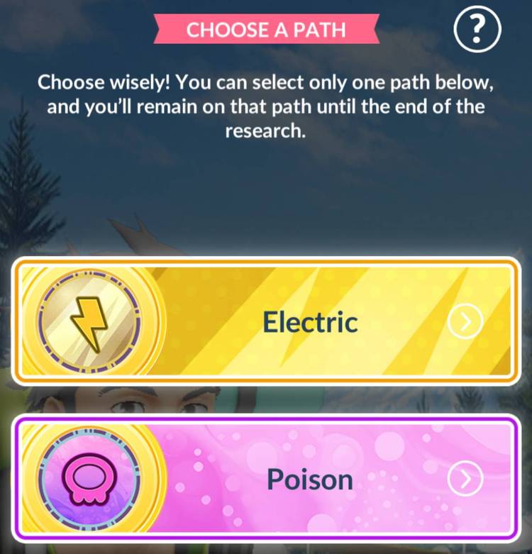 Pokémon Go ‘What type of Trainer are you?’ choice: Electric or poison?
