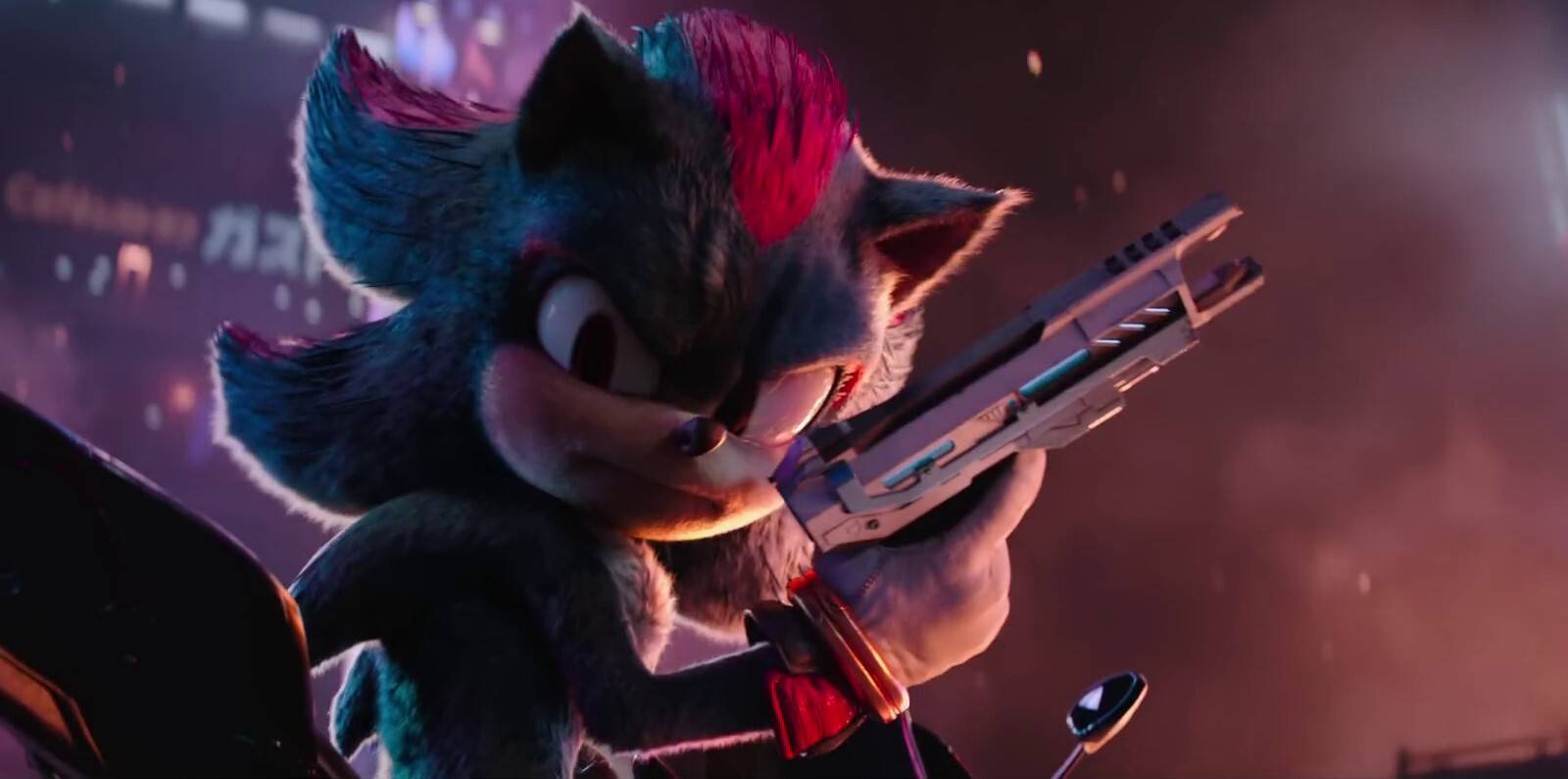 Shadow finally found his gun in Sonic the Hedgehog 3 movie