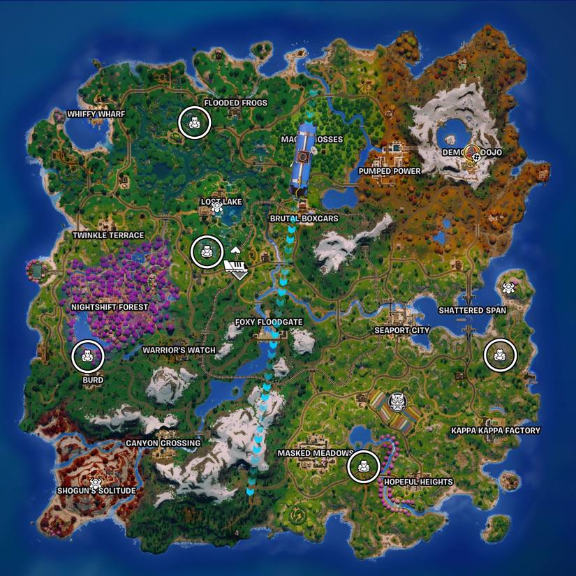 How to find Earth Sprite locations in Fortnite