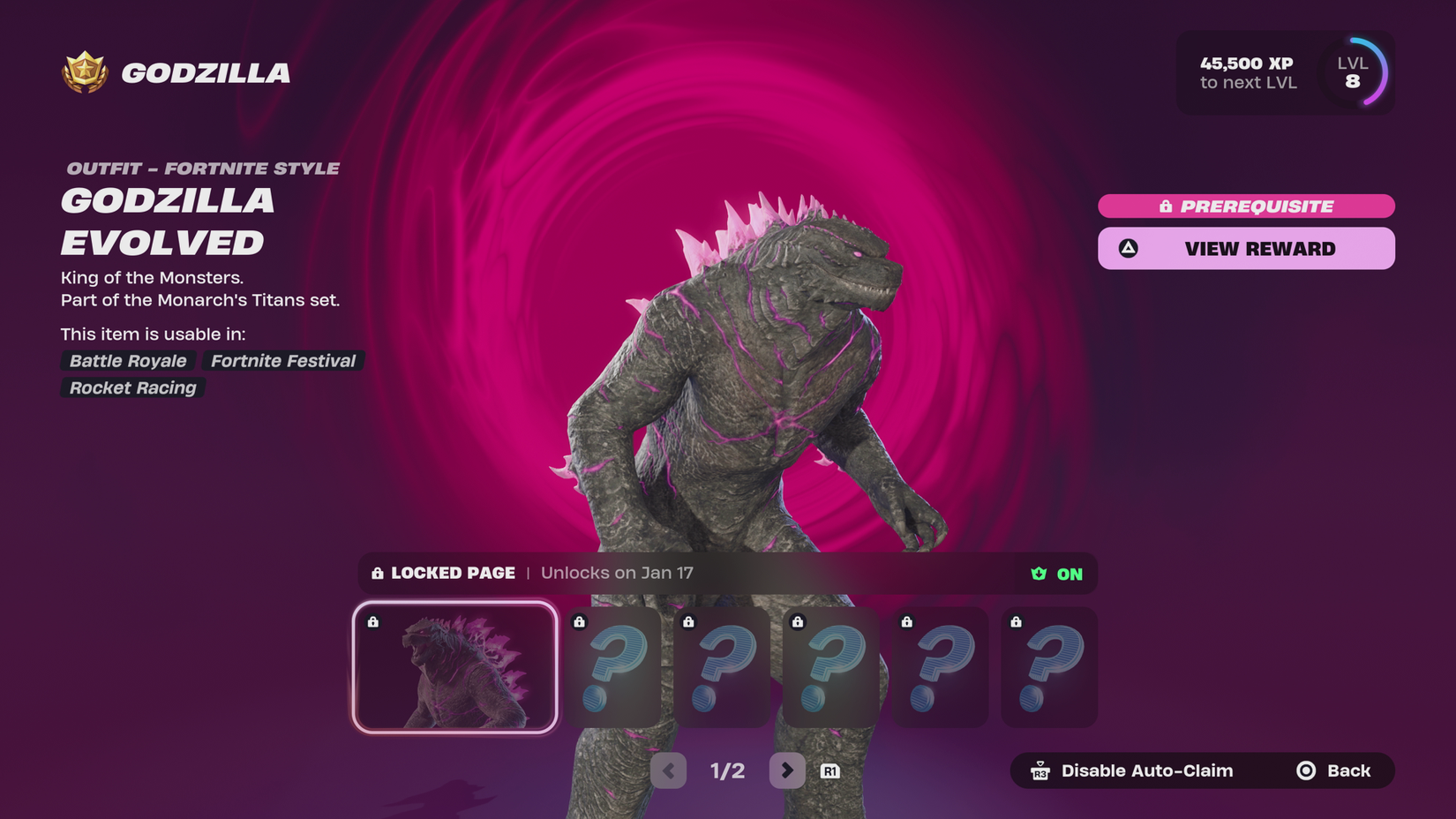 When is Godzilla coming to Fortnite this week?