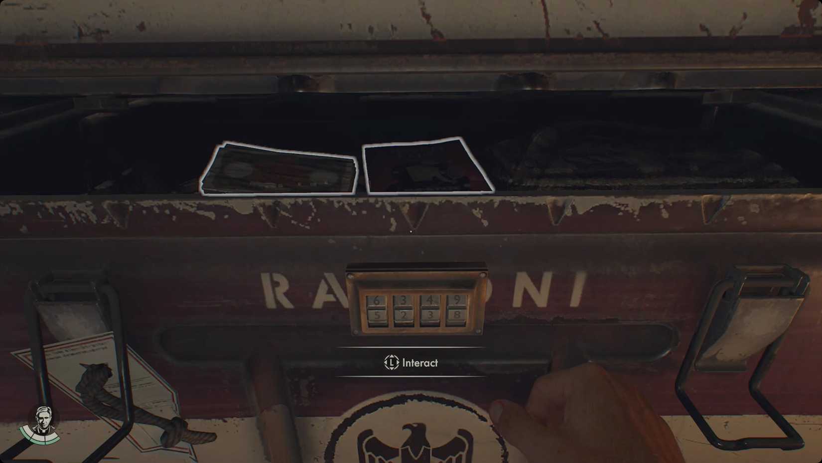 Belvedere Courtyard chest code in Indiana Jones and the Great Circle