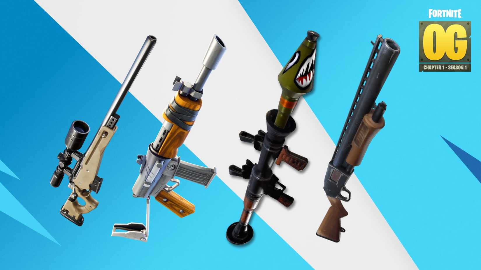 What is the Fortnite OG map and weapon loot pool?