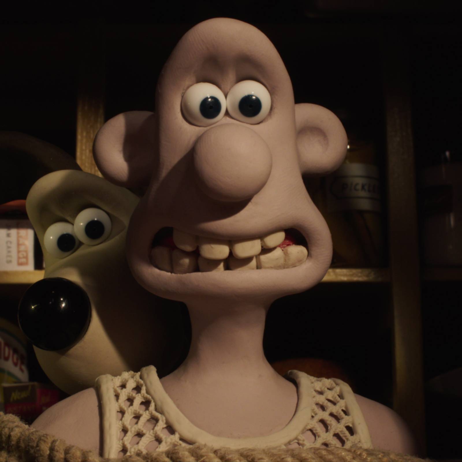 gromit smiling