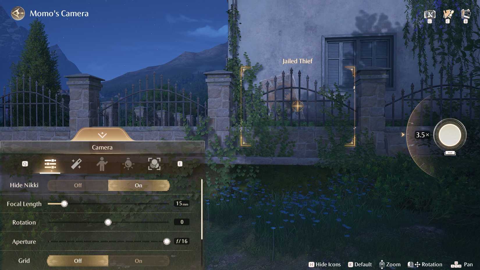 forced perspective capturing the thief