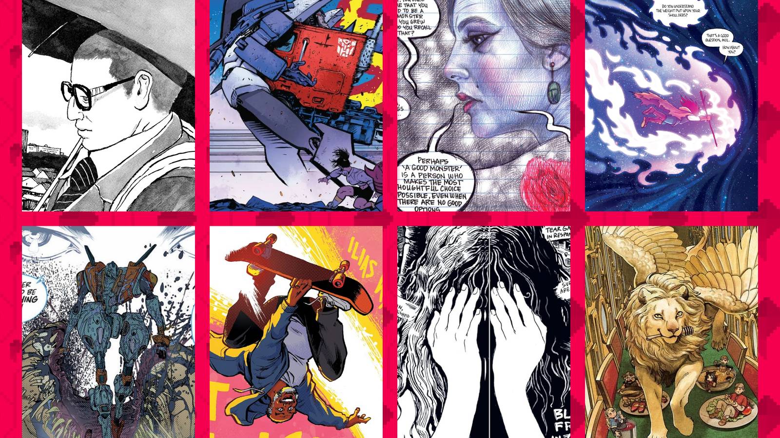 Comic Book Collage By