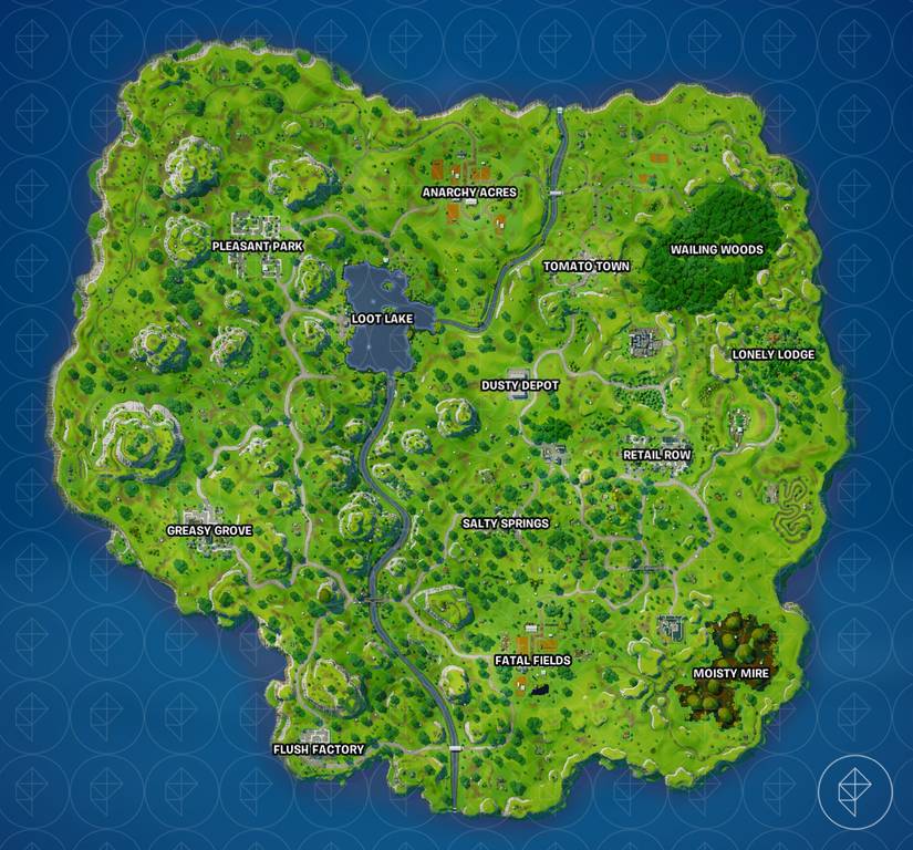 What is the Fortnite OG map and weapon loot pool?