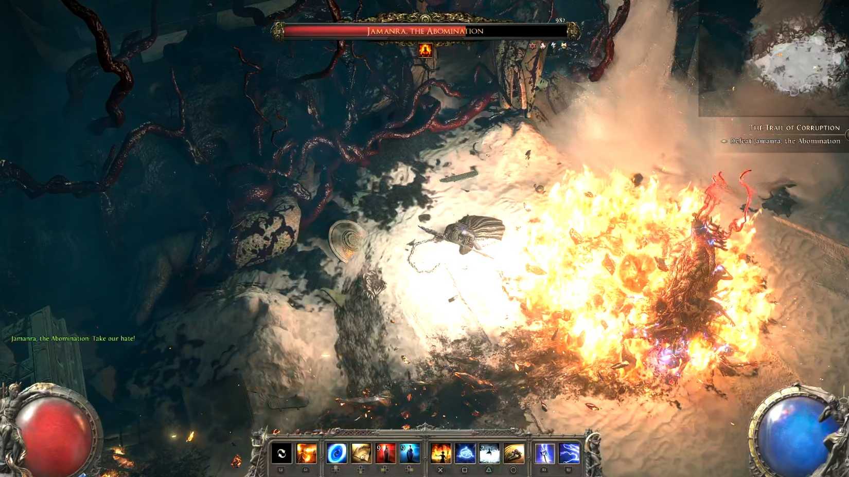 How to beat Jamanra, the Abomination in Path of Exile 2