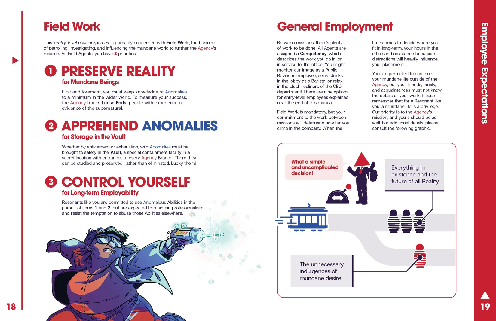 Triangle Agency is one of the best-written tabletop games ever