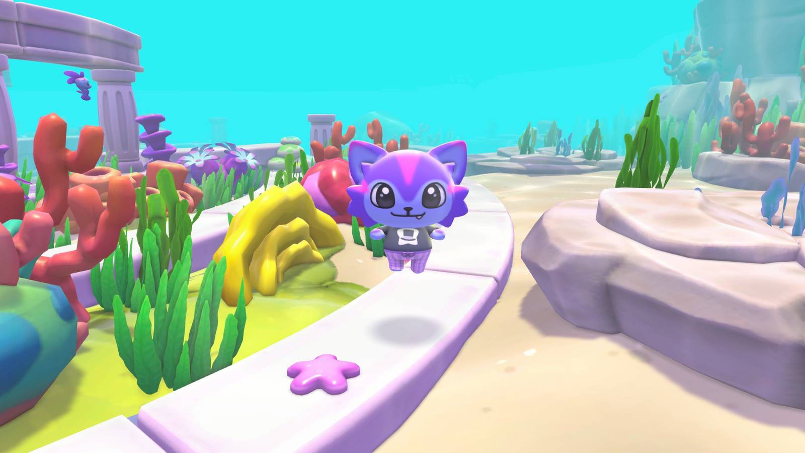 How to dive and swim underwater in Hello Kitty Island Adventure