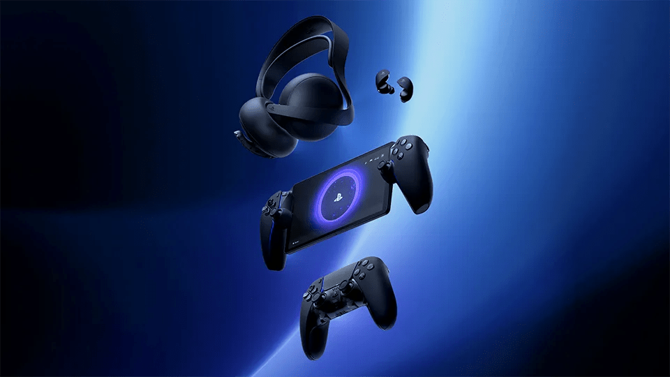 New PlayStation midnight black controllers, headphones are in preorder