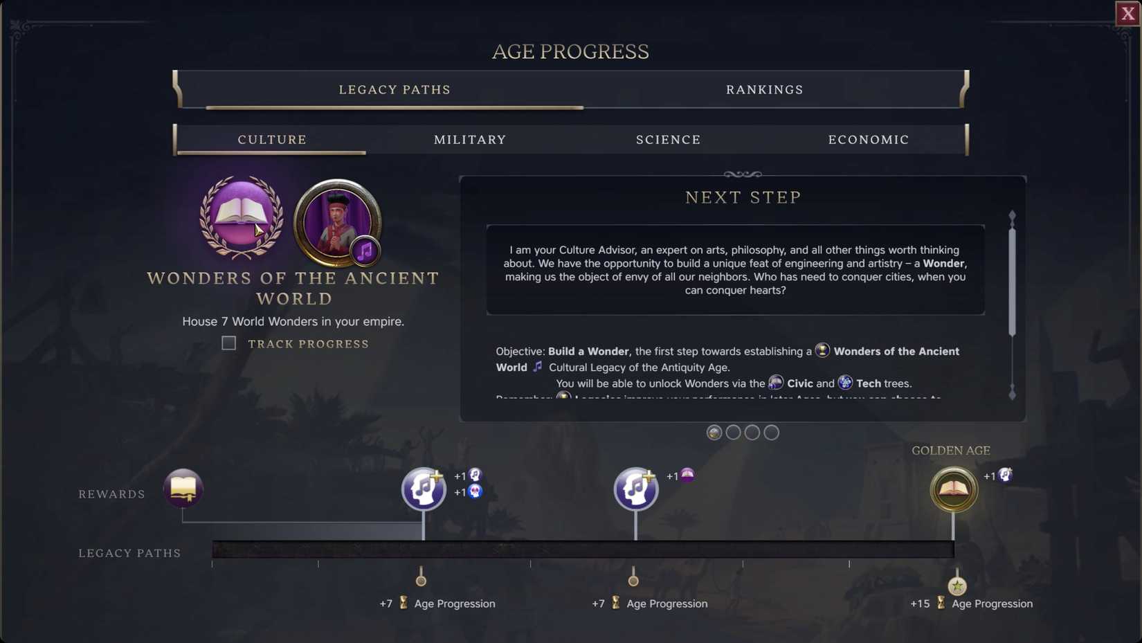 All Legacy Paths and requirements in Civilization 7