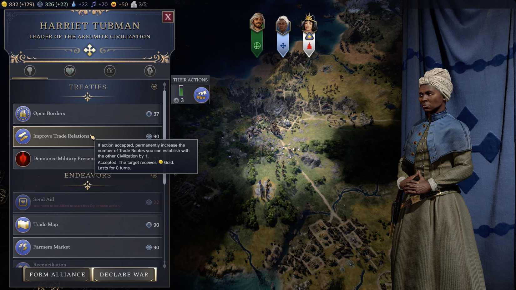How to use merchants to create trade routes in Civilization 7