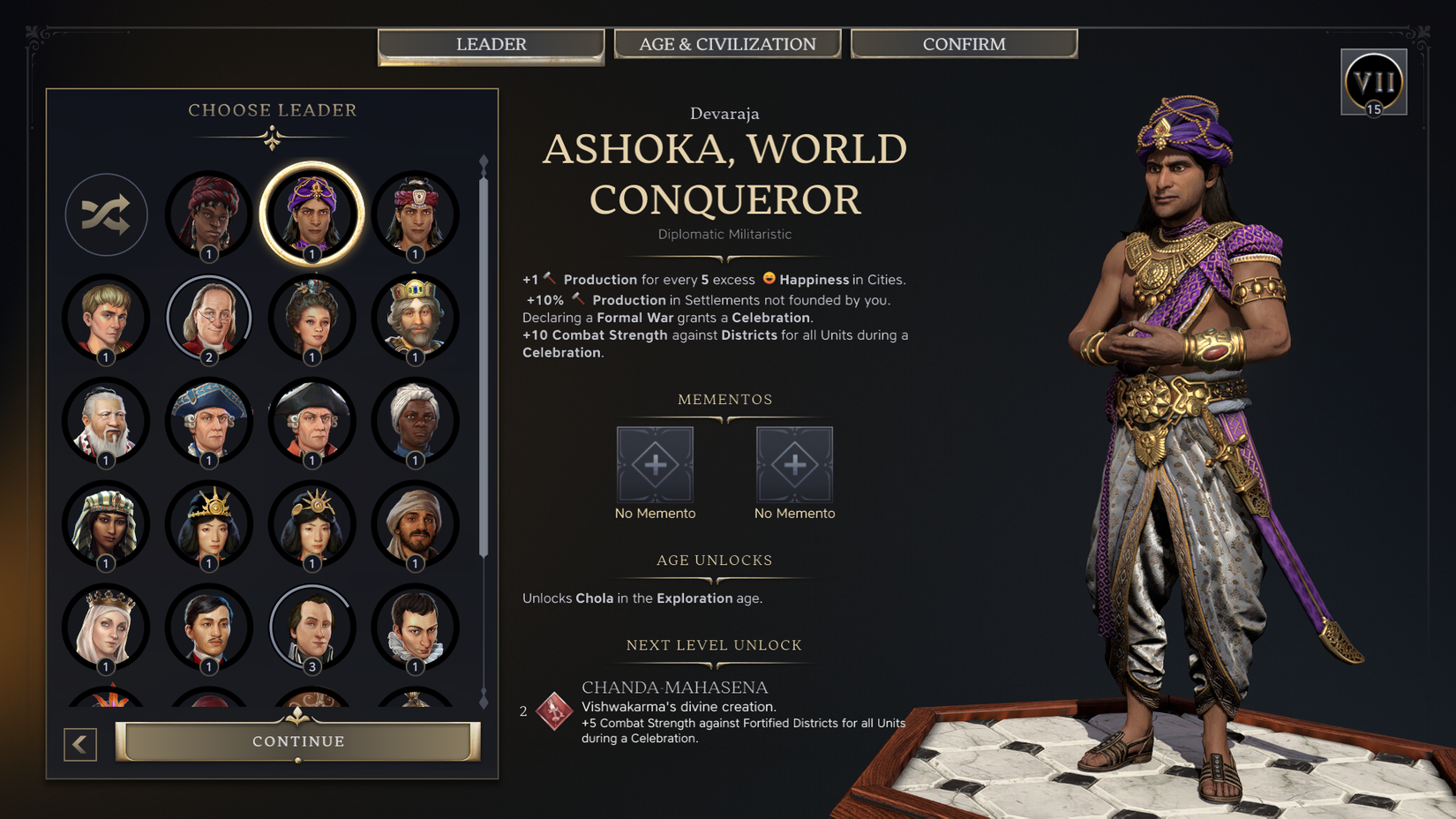 Best leaders to start with in Civilization 7