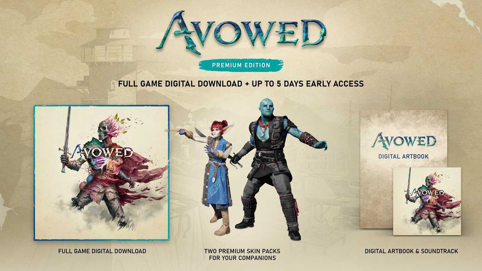 Avowed Steam and Game Pass release time, date