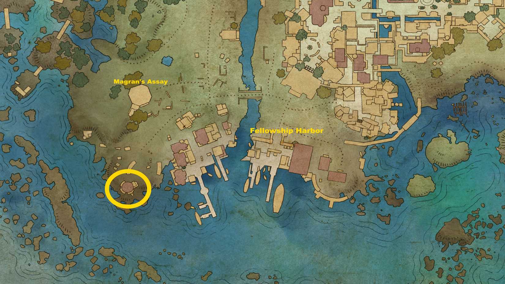Captain Henqua’s Spoils treasure map location and solution in Avowed