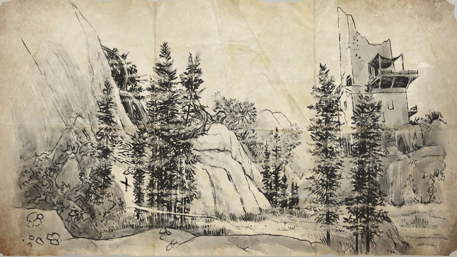 Painter’s Regret treasure map location and solution in Avowed