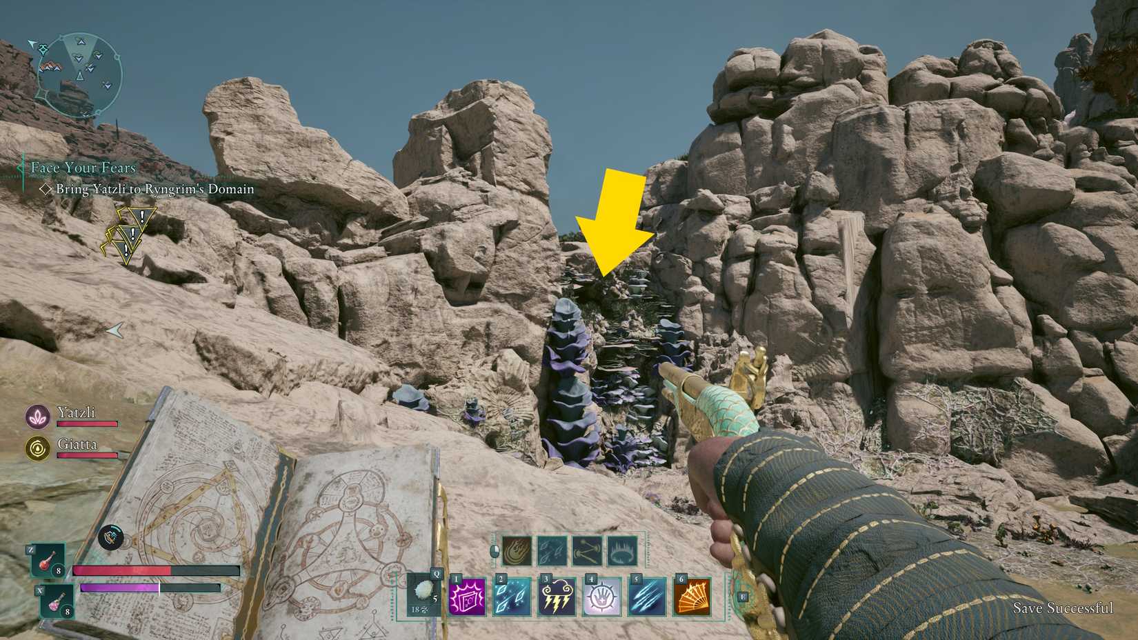 Robe of the Arcane Cheater treasure map location and solution in Avowed