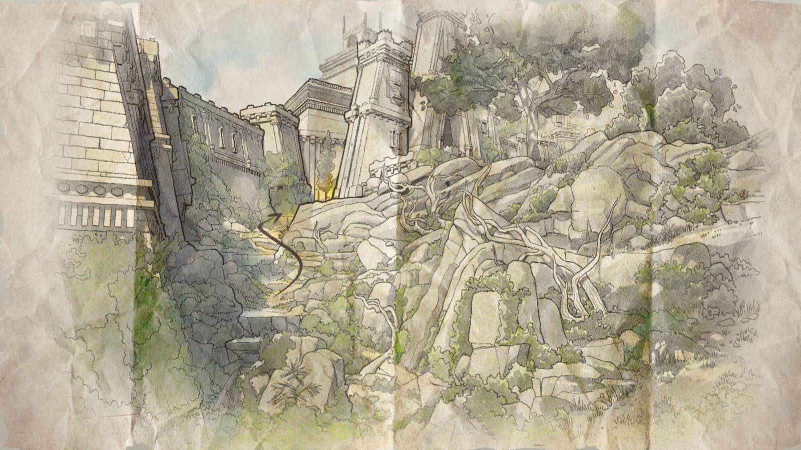 Woedica's Inheritance treasure map location and solution in Avowed