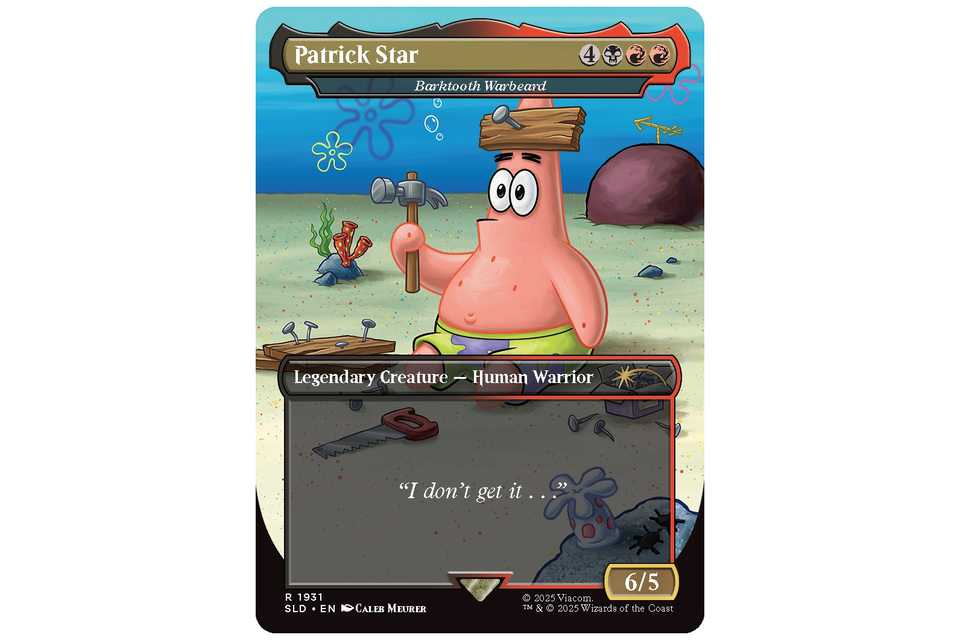 SpongeBob SquarePants joins Magic: The Gathering starting today