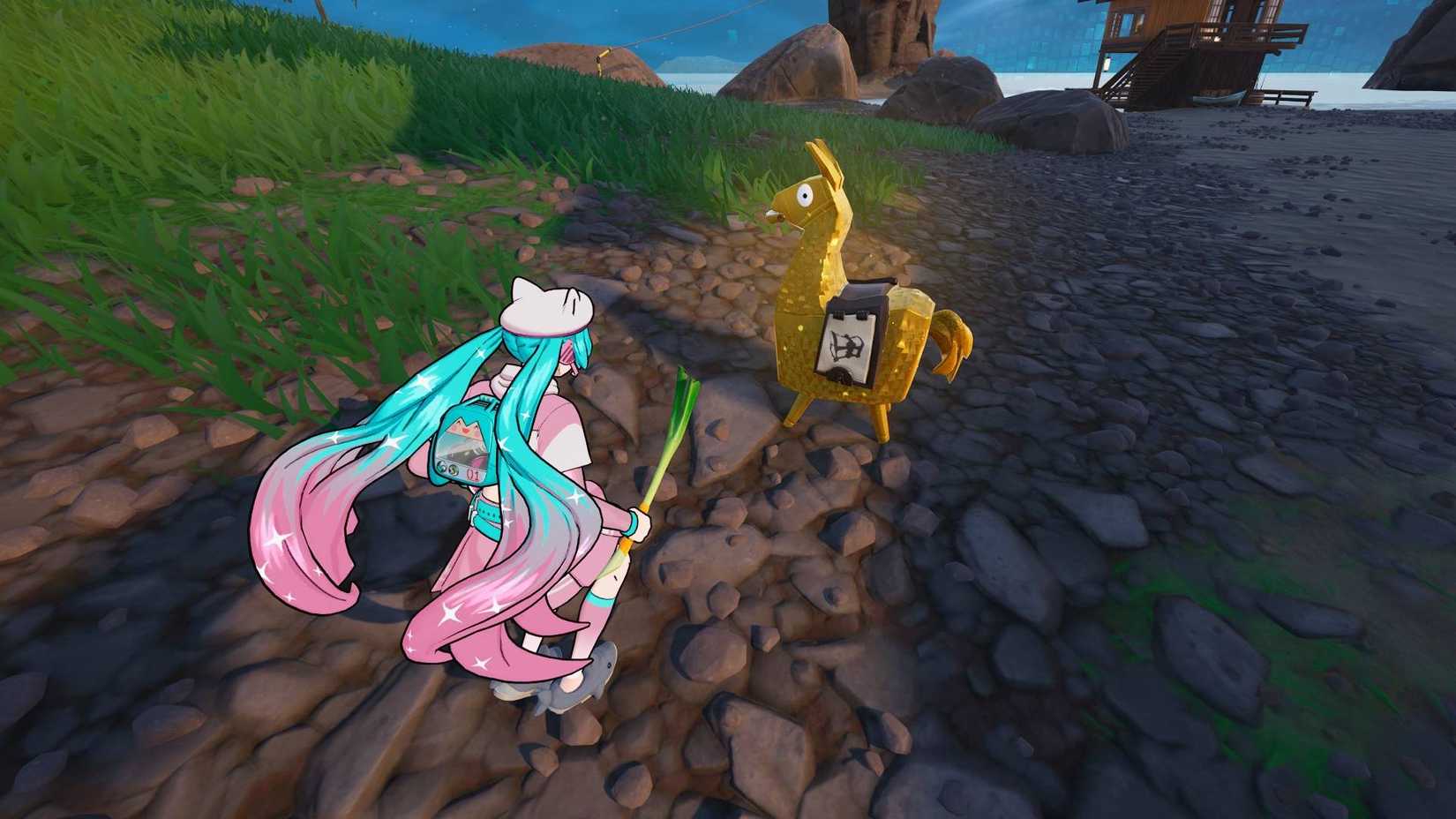 Where to find Golden Llamas in Fortnite