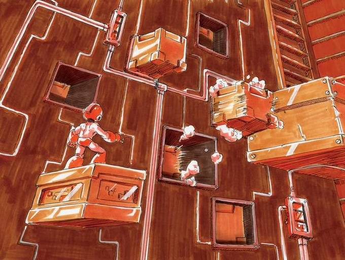 How Hand-Drawn Game Guides: Mega Man got an official Capcom license