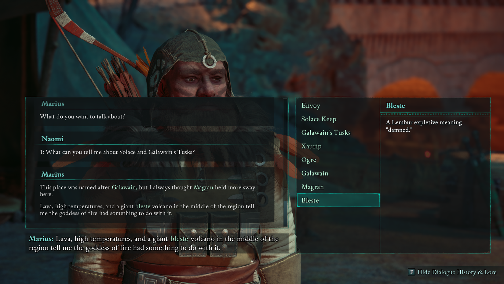 I wish Avowed’s brilliant lore reminder feature was in every RPG