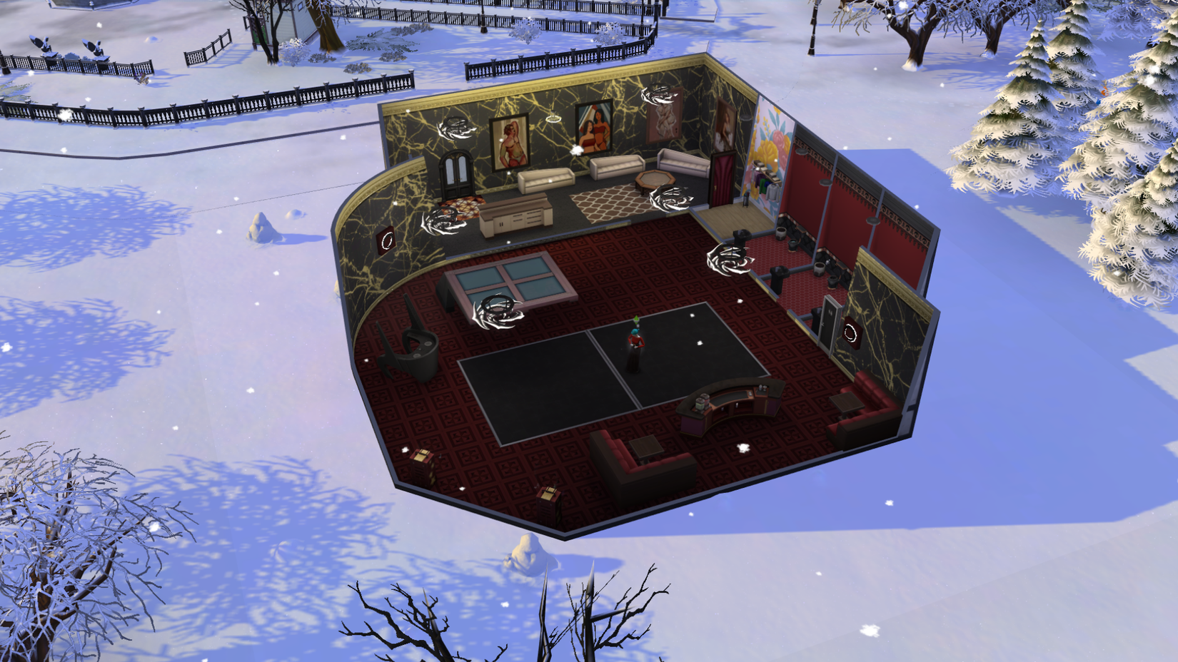 My sexy vampire bar in The Sims 4 has hit a few big hurdles