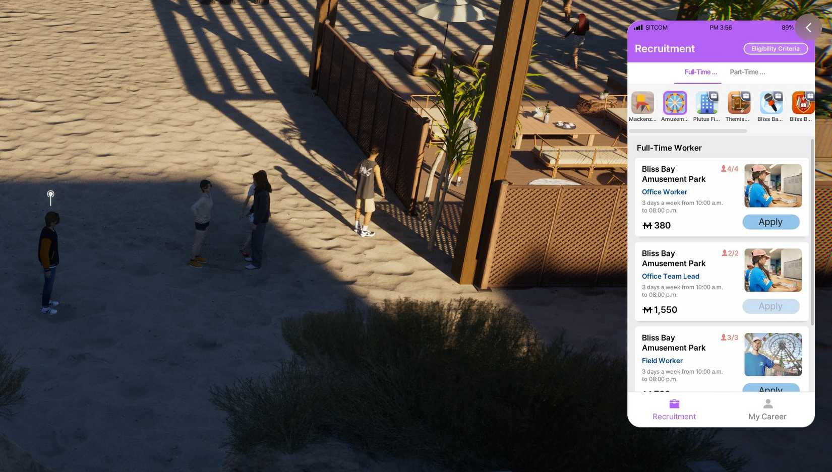 How to get a job in InZoi