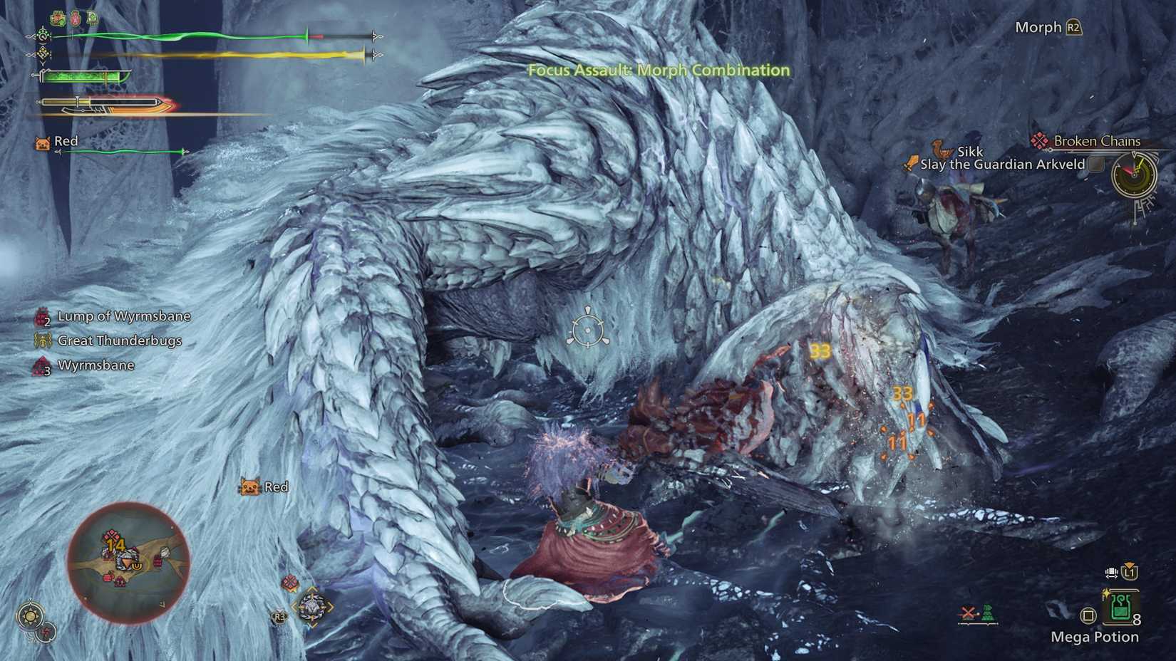 Arkveld weakness, location, and strategy in Monster Hunter Wilds