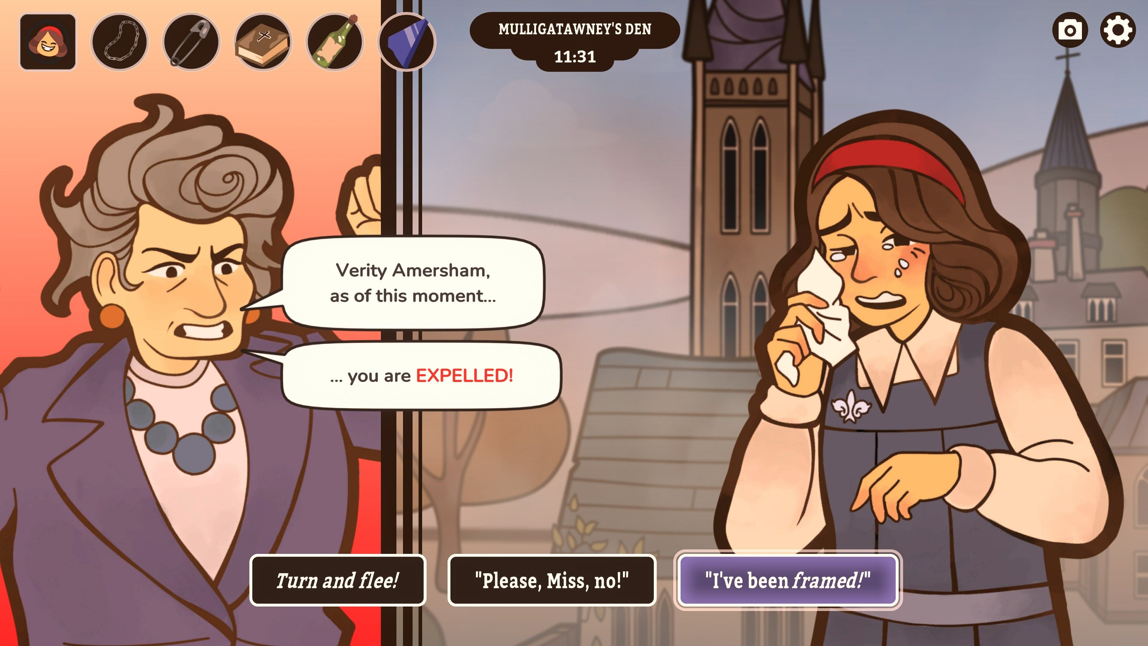 Expelled is another fascinating game set in Inkle’s Overboard universe