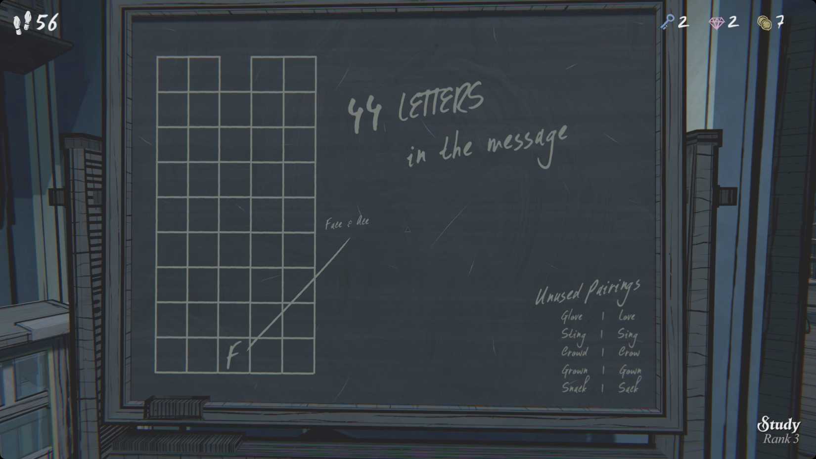 How to solve the two pictures puzzle in Blue Prince