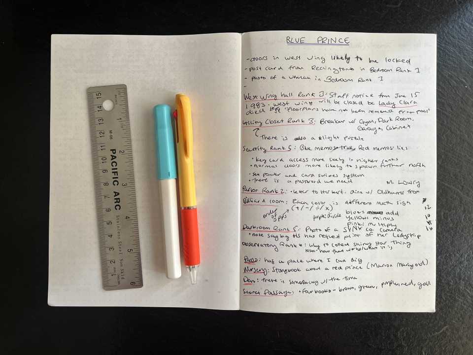 The best ways to take notes for Blue Prince, from Blue Prince fans