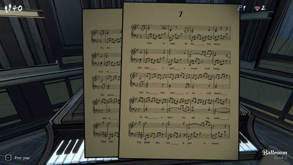 All sheet music page locations and puzzle solution in Blue Prince