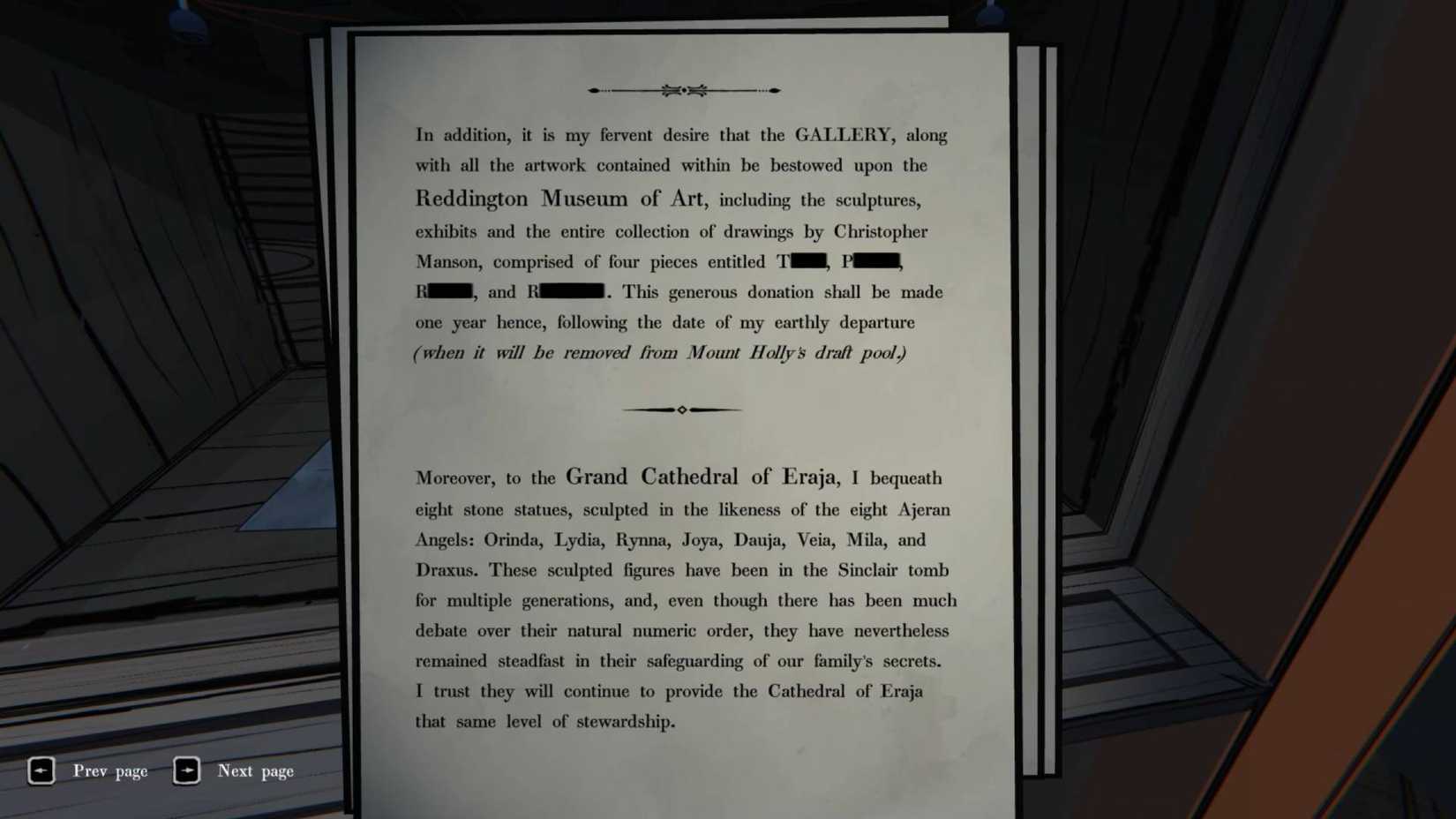 breakable items blue prince